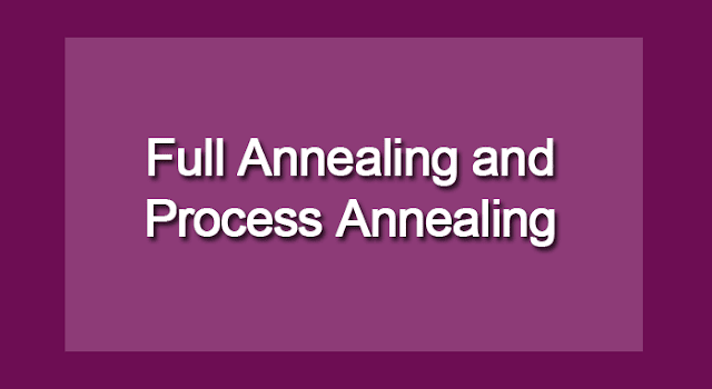 full annealing process annealing
