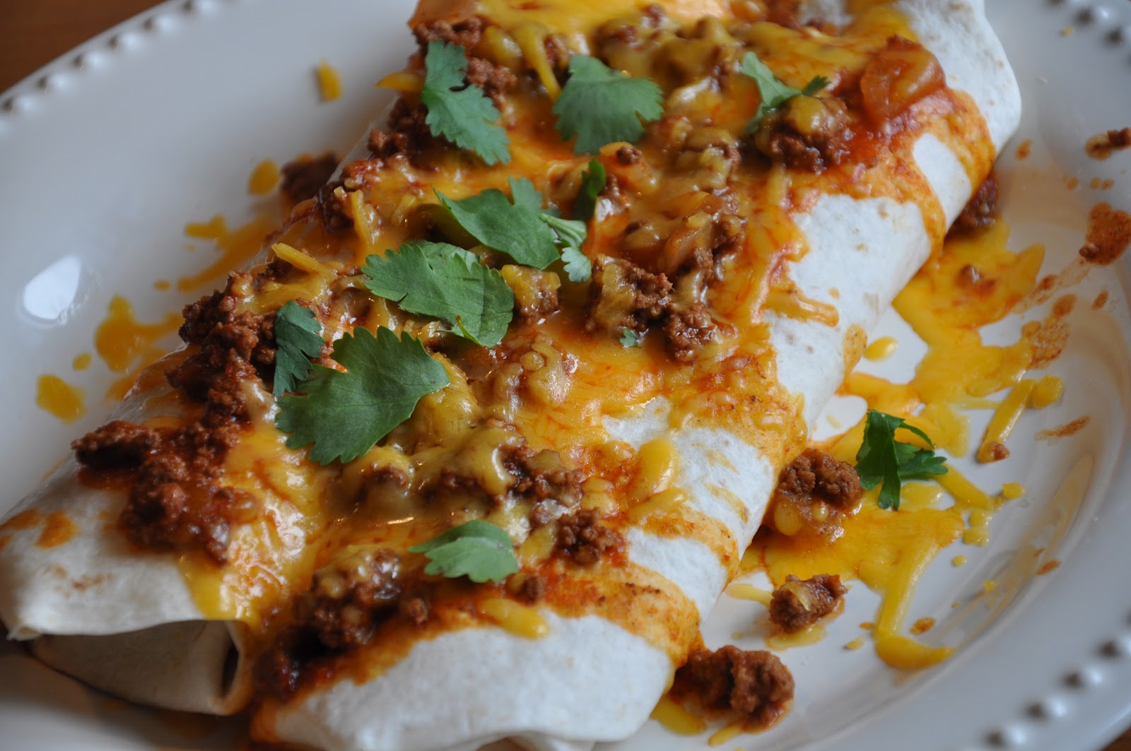 Elizabeth Ann's Recipe Box: Bean and Beef Burritos