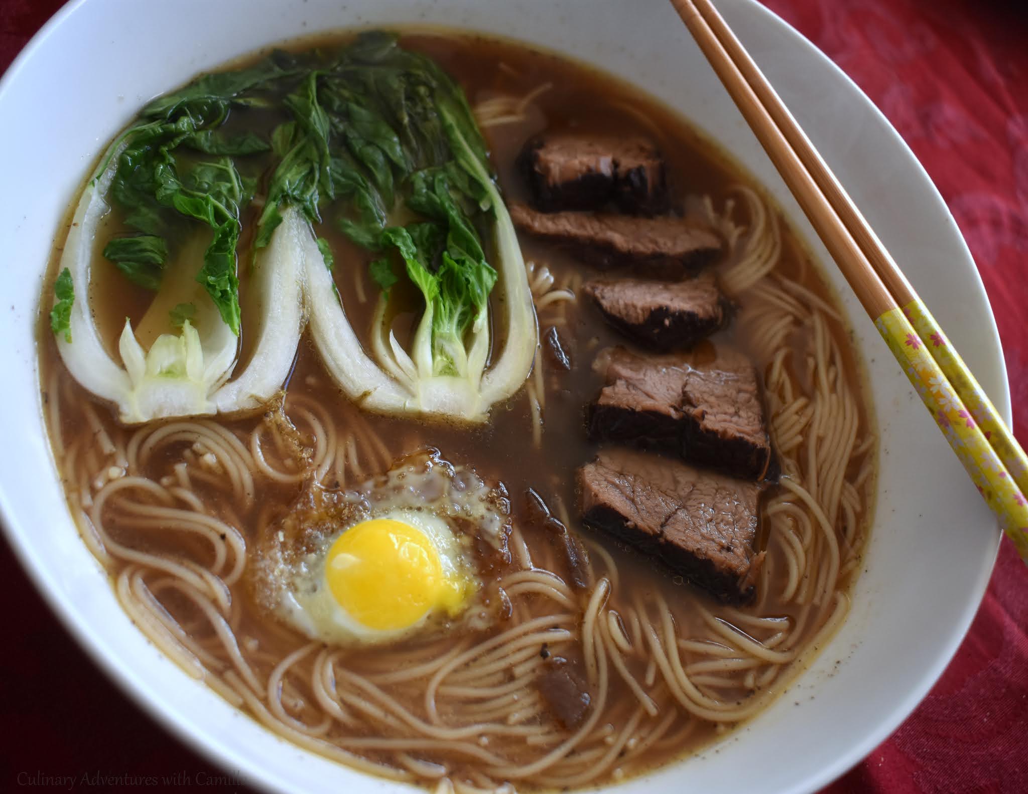 Hong Shao Niu Rou Mian (Taiwanese Beef Noodle Soup) #FoodNFlix