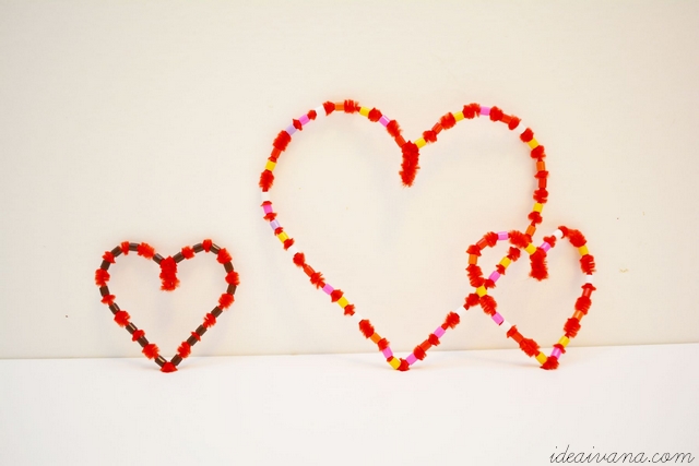 idea ivana: Five Minutes Valentine's Gift - Fuzzy Hama Heart