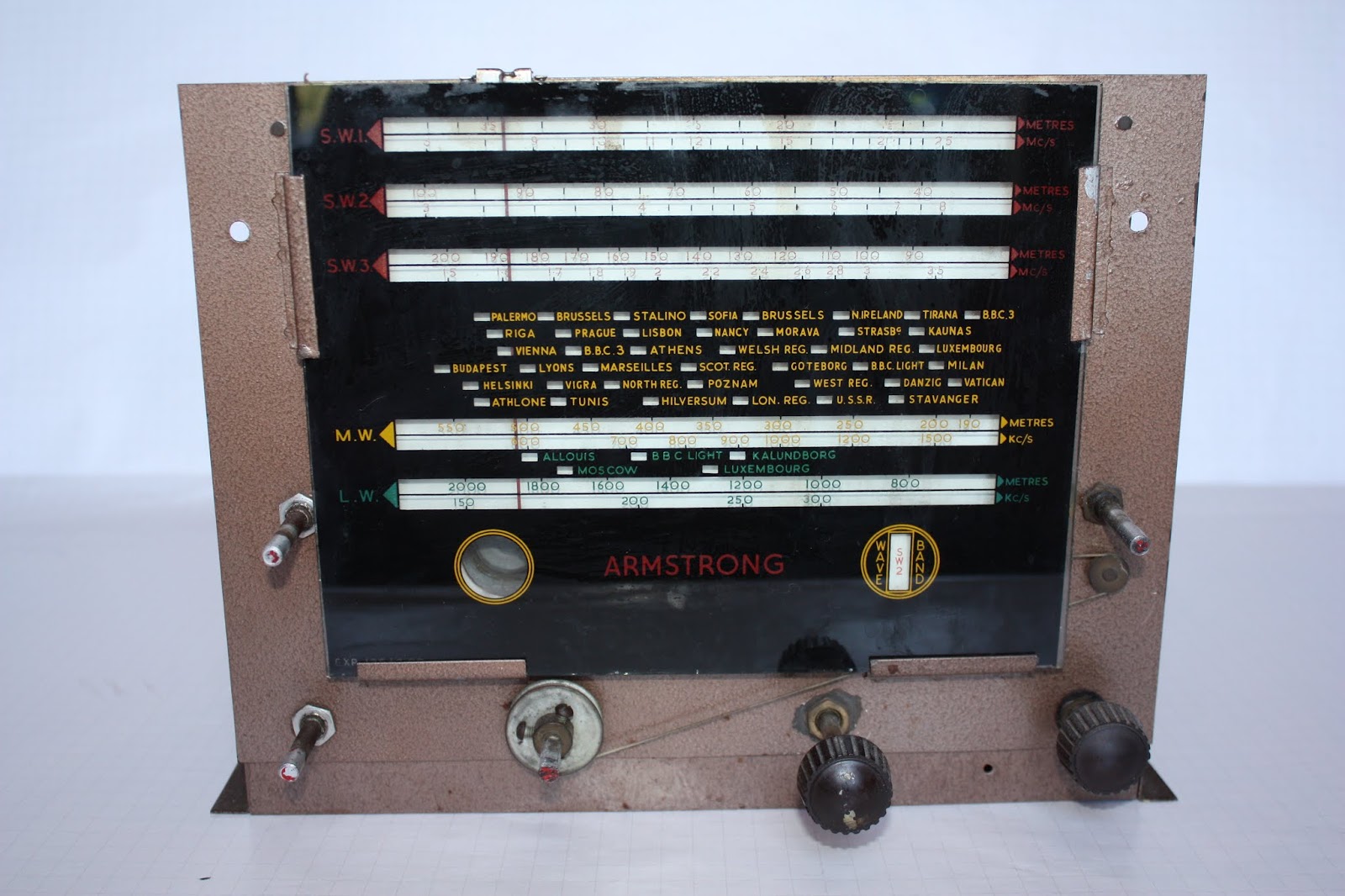 Kens Vintage Radios: Armstrongs Vintage Radio Model EXP 125/2CP