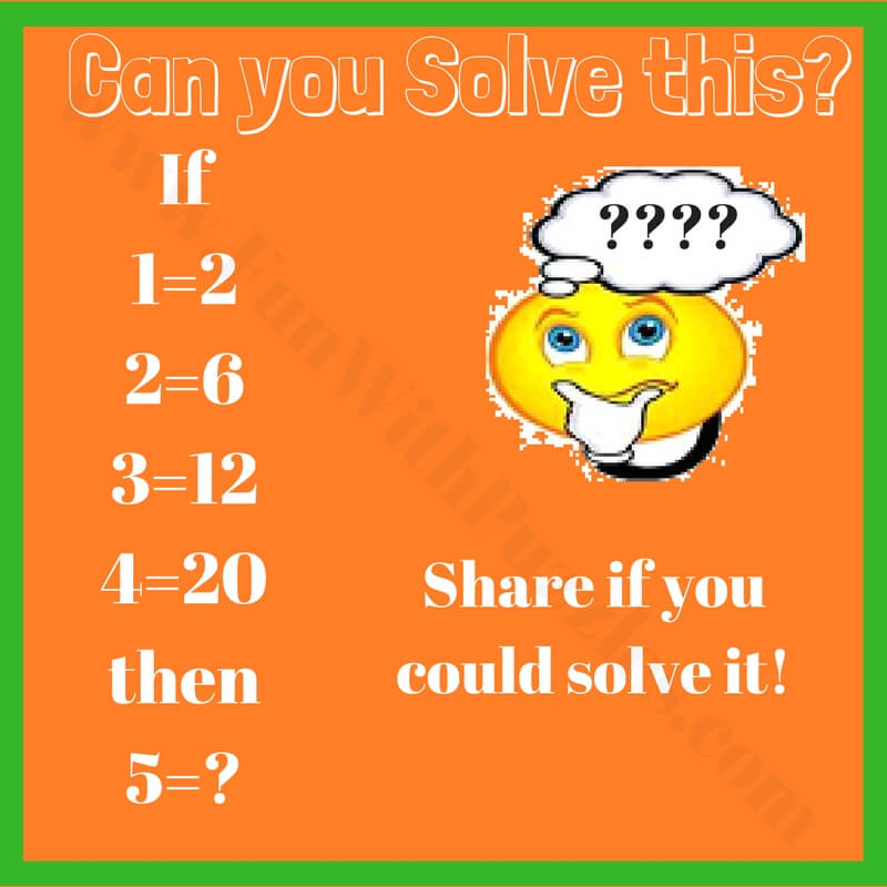 5 Logic Maths Puzzles and Answers for Students 5 Logic Maths Puzzles and Answers for Students