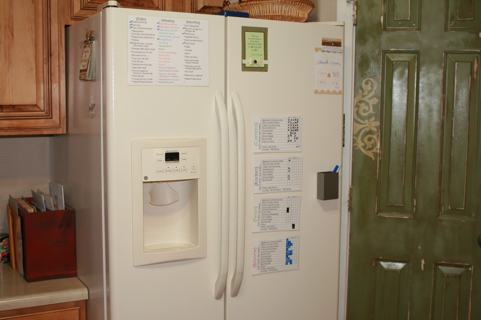 Fun Day at a Time: What's on my Fridge....