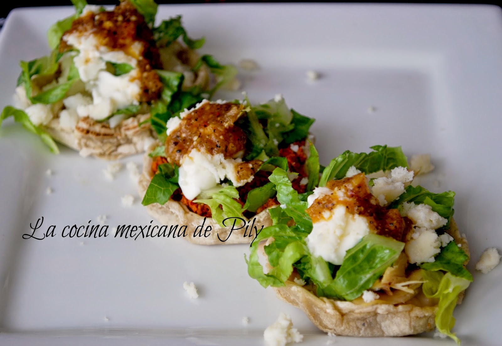 Sopes light | La Cocina Mexicana de Pily