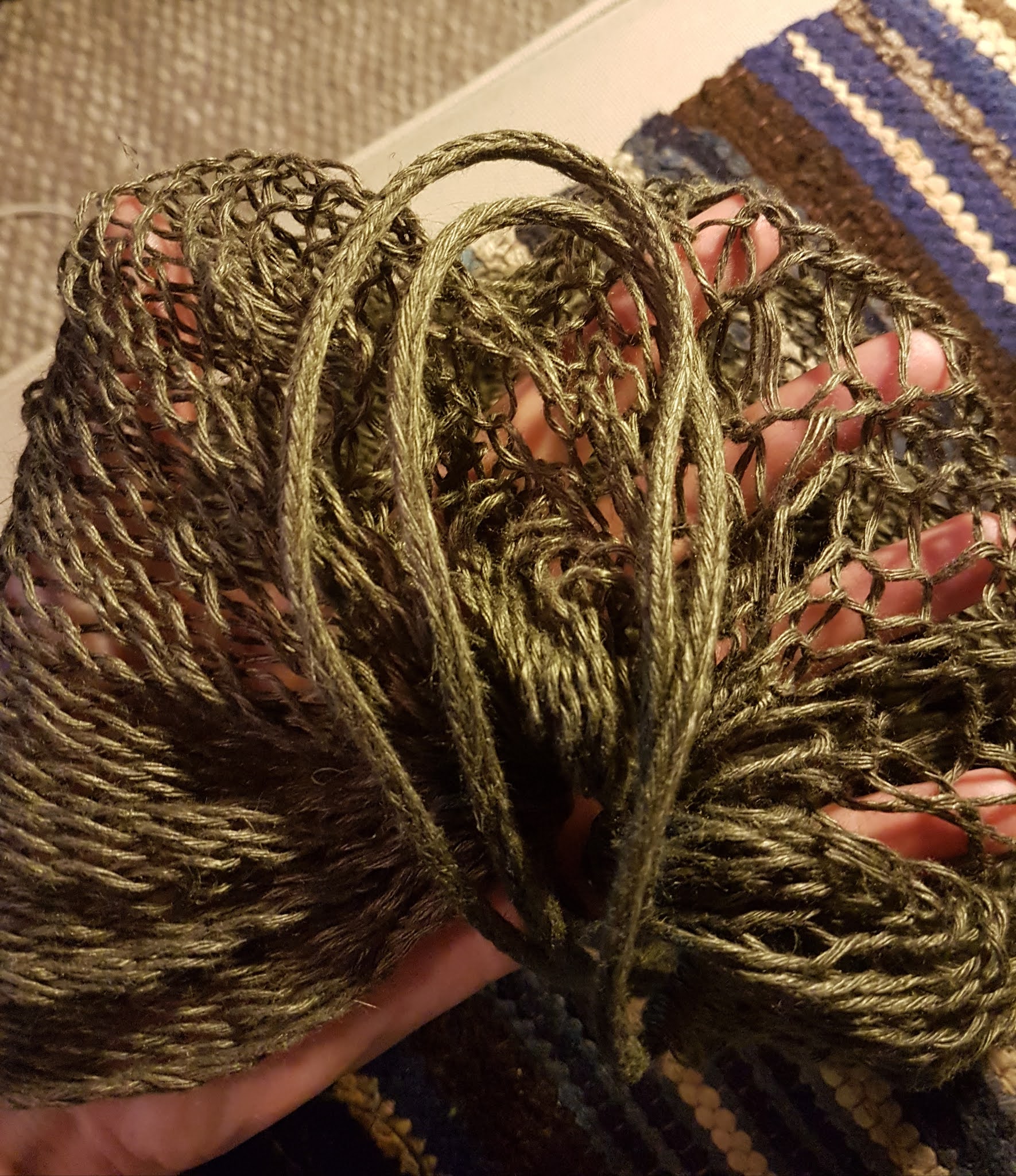 Marlein - a 16th century wardrobe: Sprang hairnet