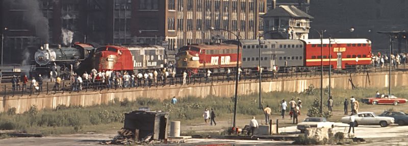 Photos of Southern Railway 4501 Visiting Chicago in June 1973 ~ Vintage ...