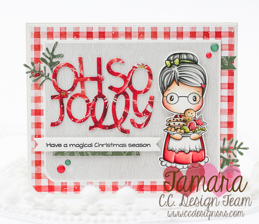 Mrs. Claus – C.C. Designs Rubber Stamps