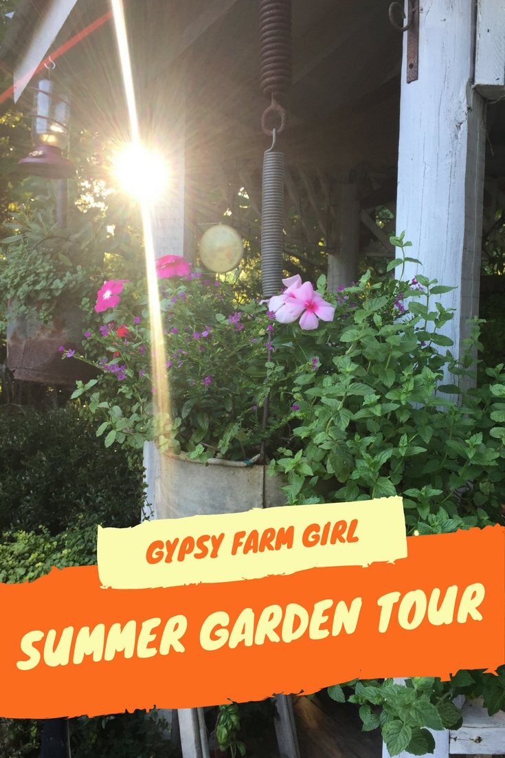 GypsyFarmGirl: Rustic Summer Garden Tour