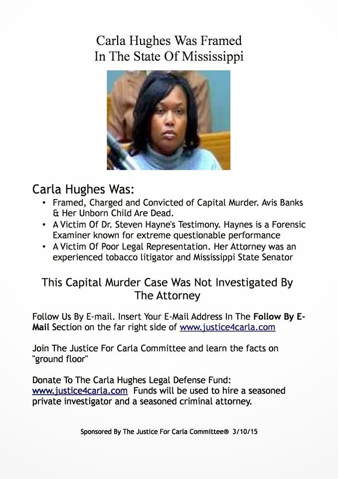 Welcome To My World In The State Of Mississippi Carla Hughes Was Framed