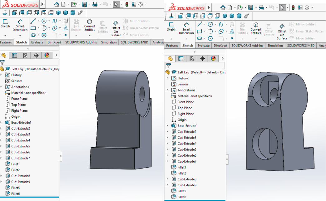 Solidworks Lego Man Part 1, Parts