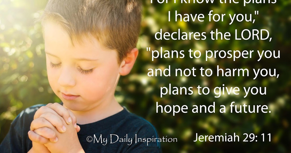 For I know the plans I have for you, declares the LORD,