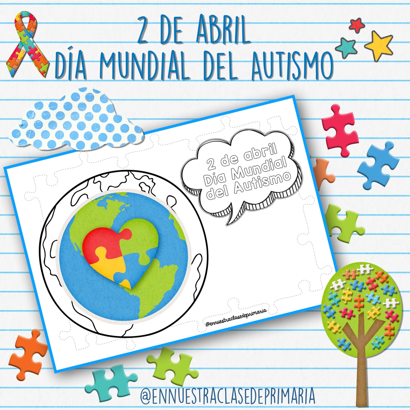 En nuestra clase de Primaria: DÍA MUNDIAL DEL AUTISMO