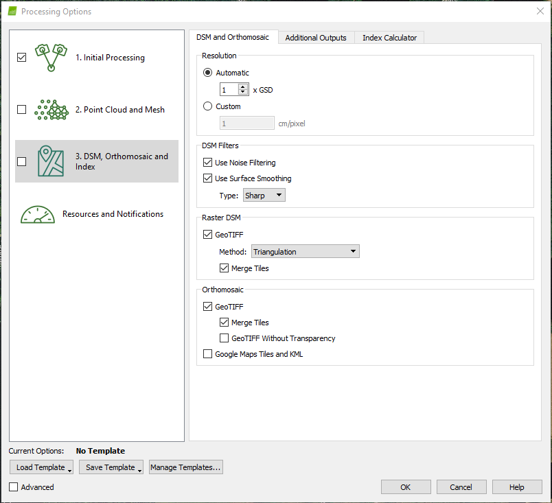 UAS : Processing Imagery Using Pix4D