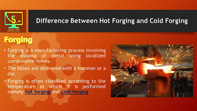 What is the difference between hot forging and cold forging