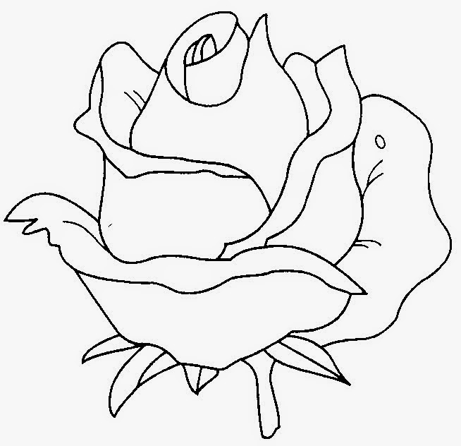 Dunia Sekolah: Gambar Hitam Putih (Drawing) - Bunga & Pokok