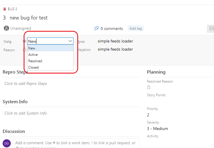 Tech Corner: How to add a new state to the BUG work item in Azure DevOps?
