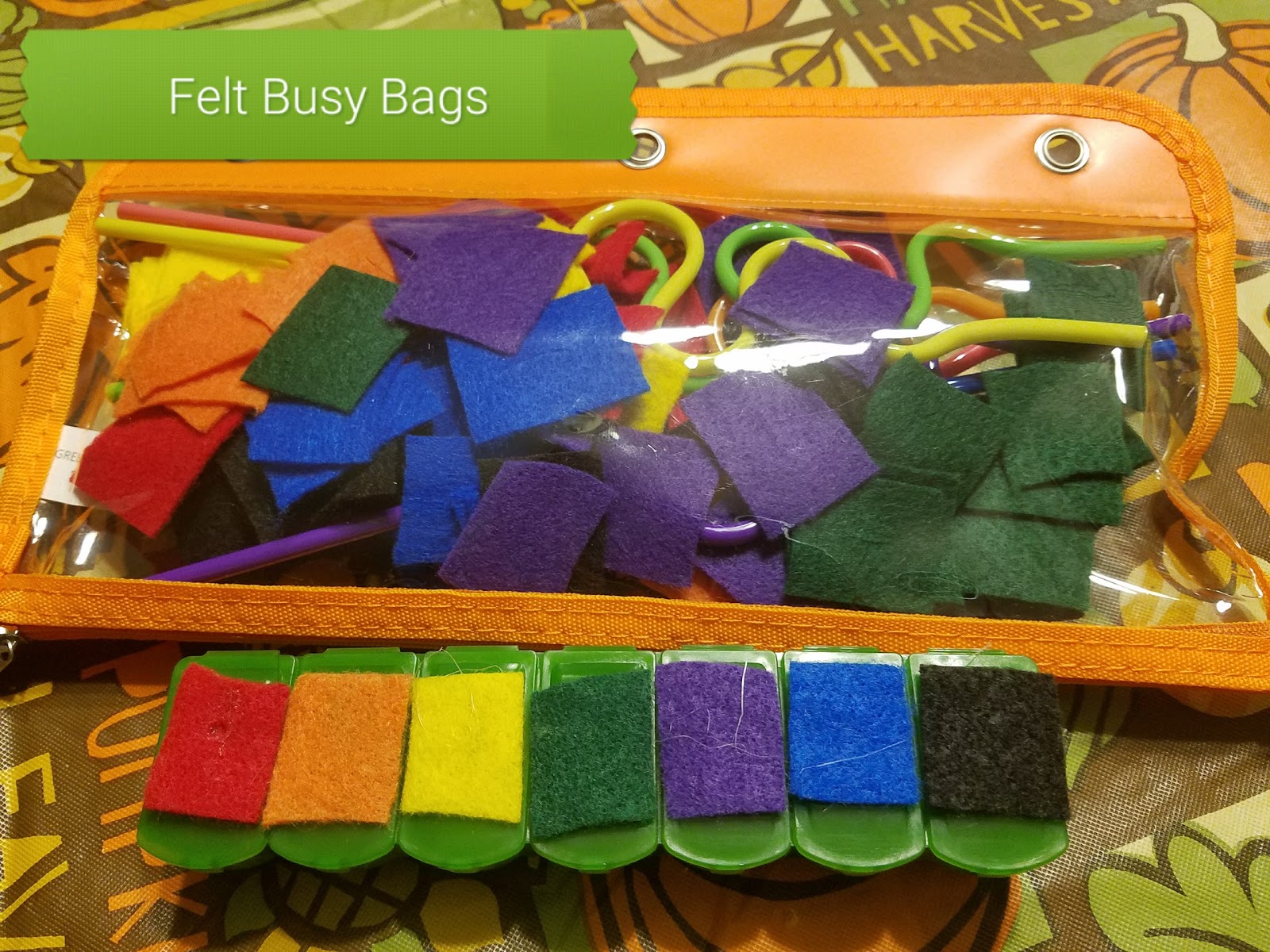 Doing it My Own Way: DIY Felt Toddler Busy Bag Crafts