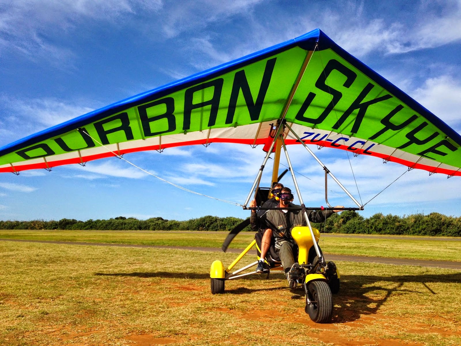 do eagles dare?: Microlight Flights Durban beachfront