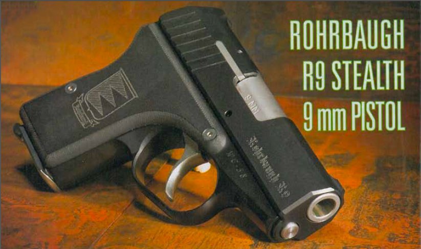 the man cave: the Rohrbaugh R9 9mm Pistol
