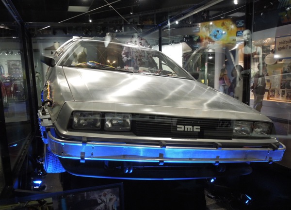 Hollywood Movie Costumes and Props: Original DeLorean Time Machine car ...