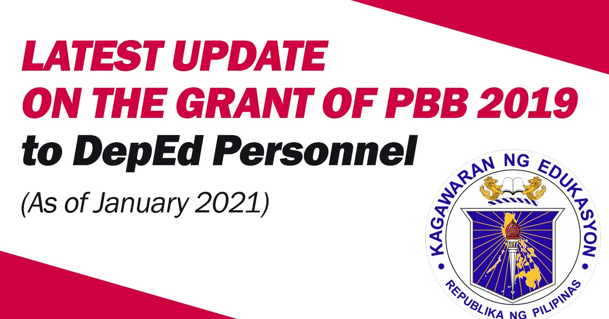 LATEST UPDATE ON THE GRANT OF PBB 2019 to DepEd Personnel - Teachers Click