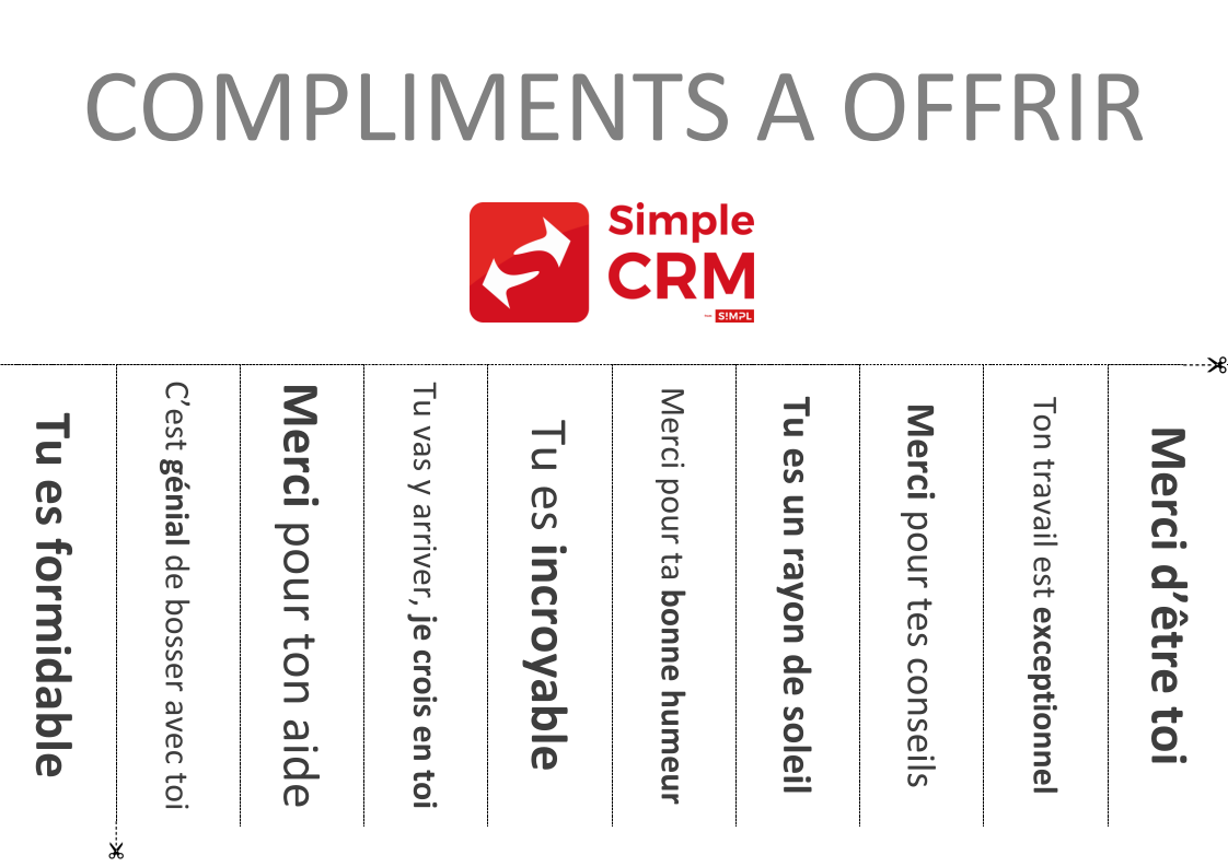 Team building : afficher des compliments à offrir – blog DRH