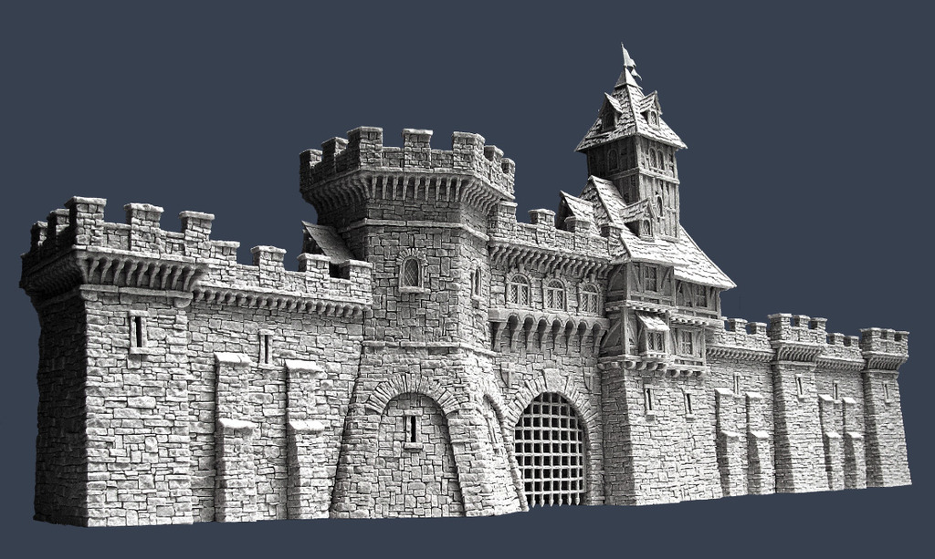 Wargame News and Terrain: Tabletop World: New Massive Town Walls ...