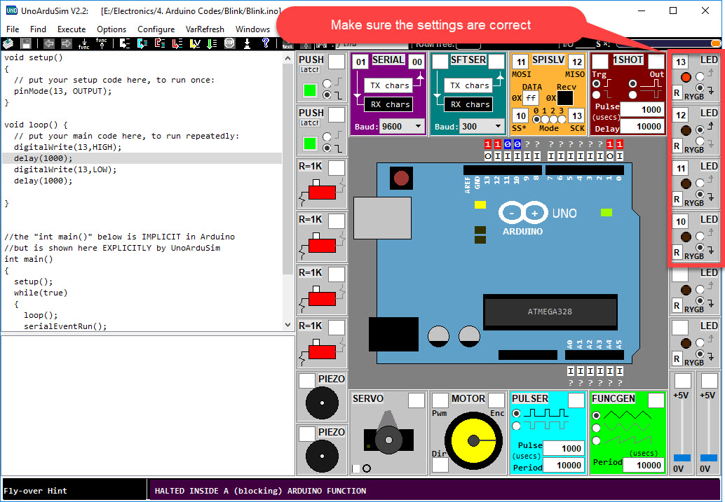 .: Arduino Tutorial #3 : UnoArduSim - LED