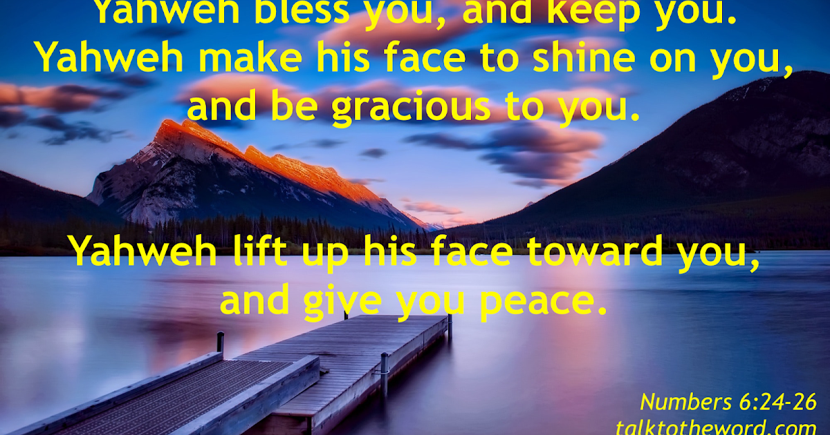Numbers 6:24-26
