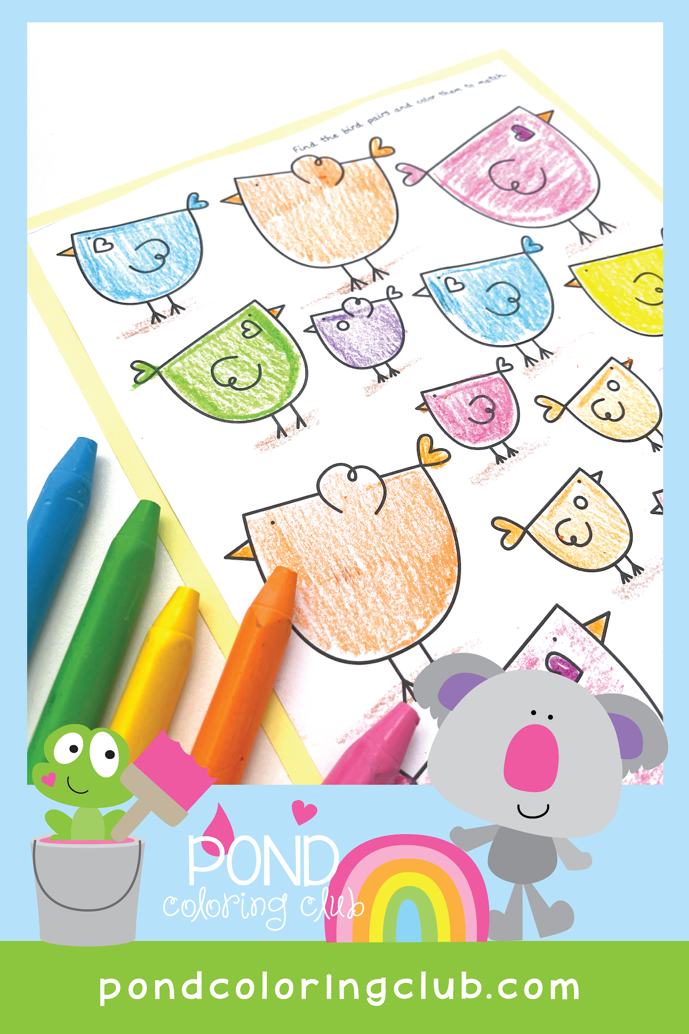 New Coloring Pages | From the Pond