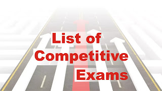 List of Competitive Exams for class 1 to 12