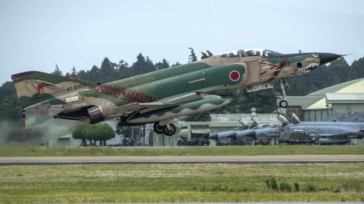 自遊な時間: 百里基地4 RF-4E，RF-4EJ 離陸