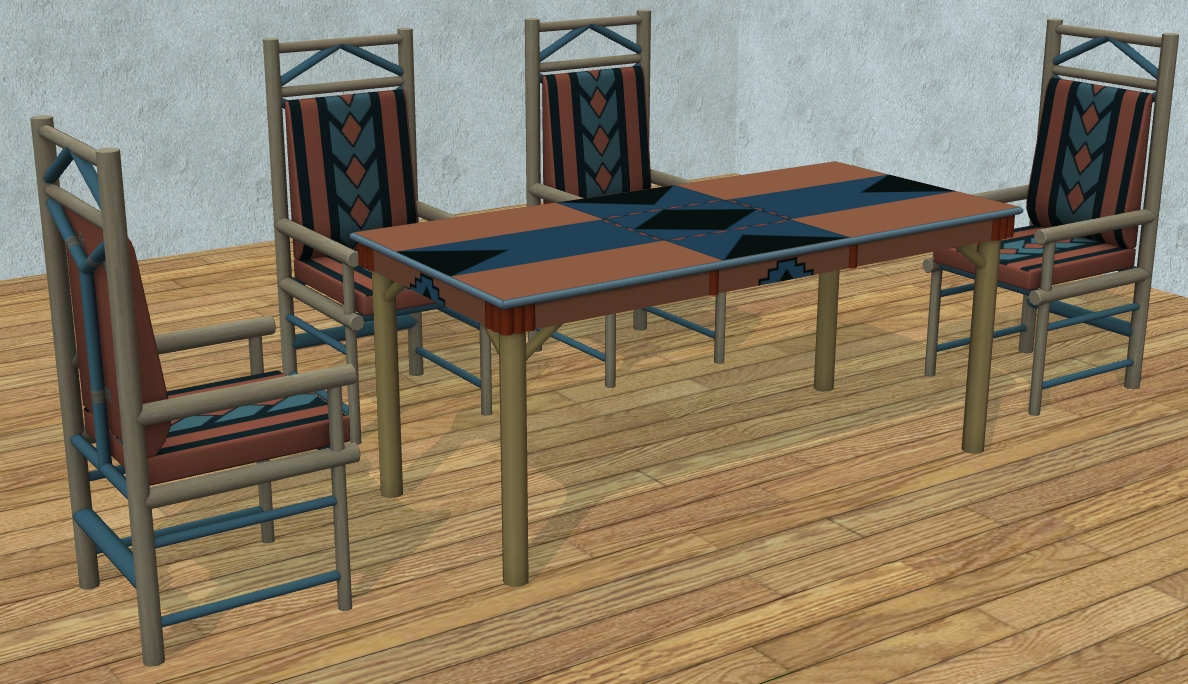 TheNinthWaveSims: The Sims 2 - TS3 Store Waning Moon Dining Set For The ...