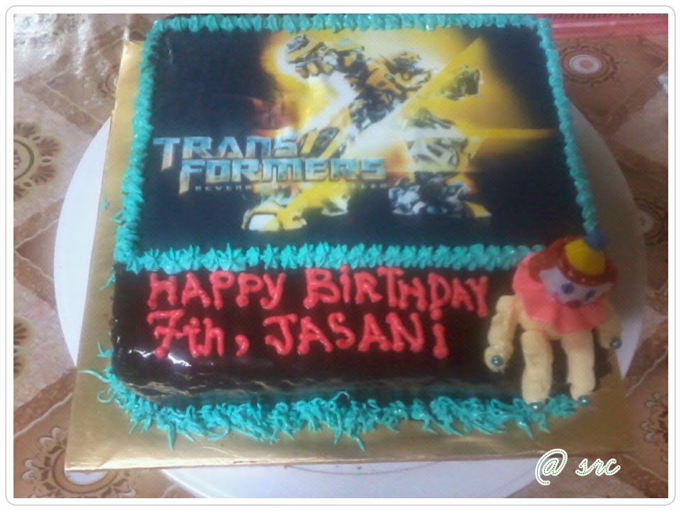 Sweet red cherry: ORDER KEK BIRTHDAY: KEK TRANSFORMERS ( EDIBLE IMAGE )