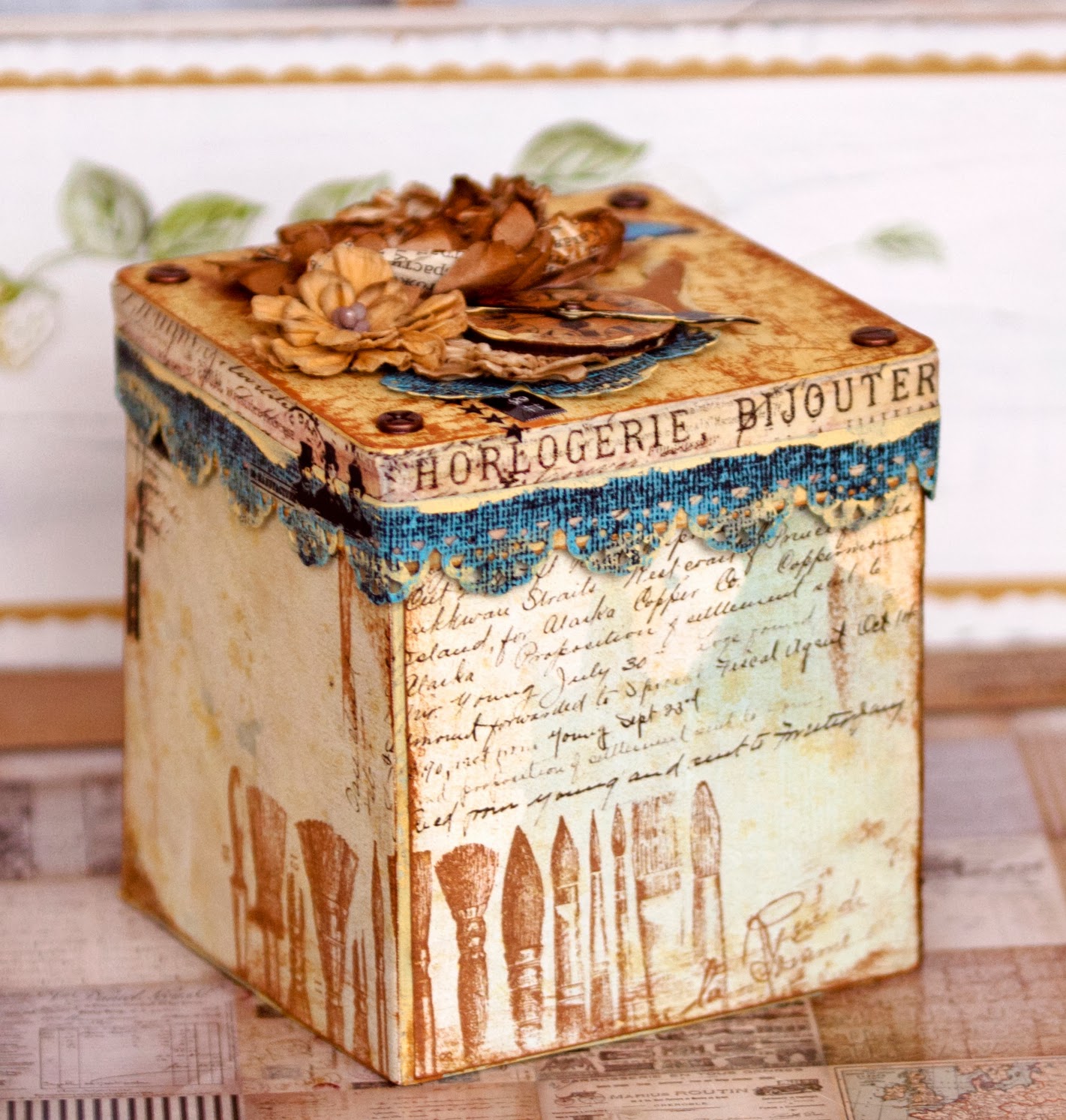 scrappylicious : ATC storage box