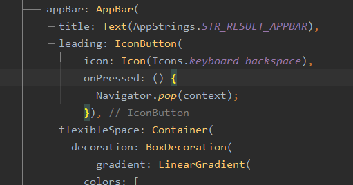 Flutter How To Add The Gradient Color On Appbar