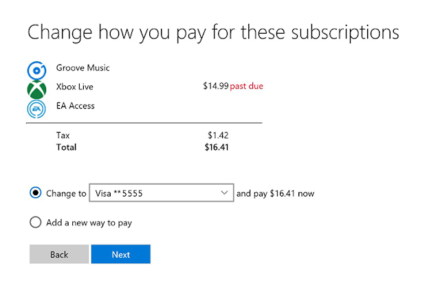 Microsoft Payments and Billings: Microsoft Accounts and Billing ...