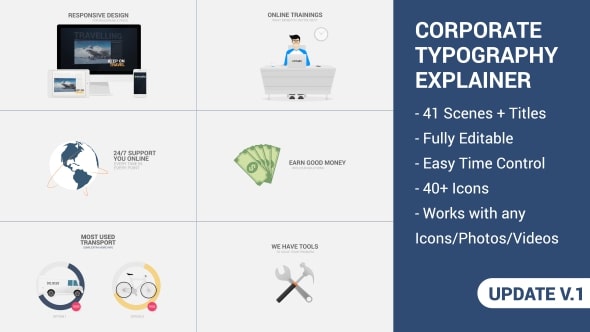Infographics for Explainer - After Effects Template