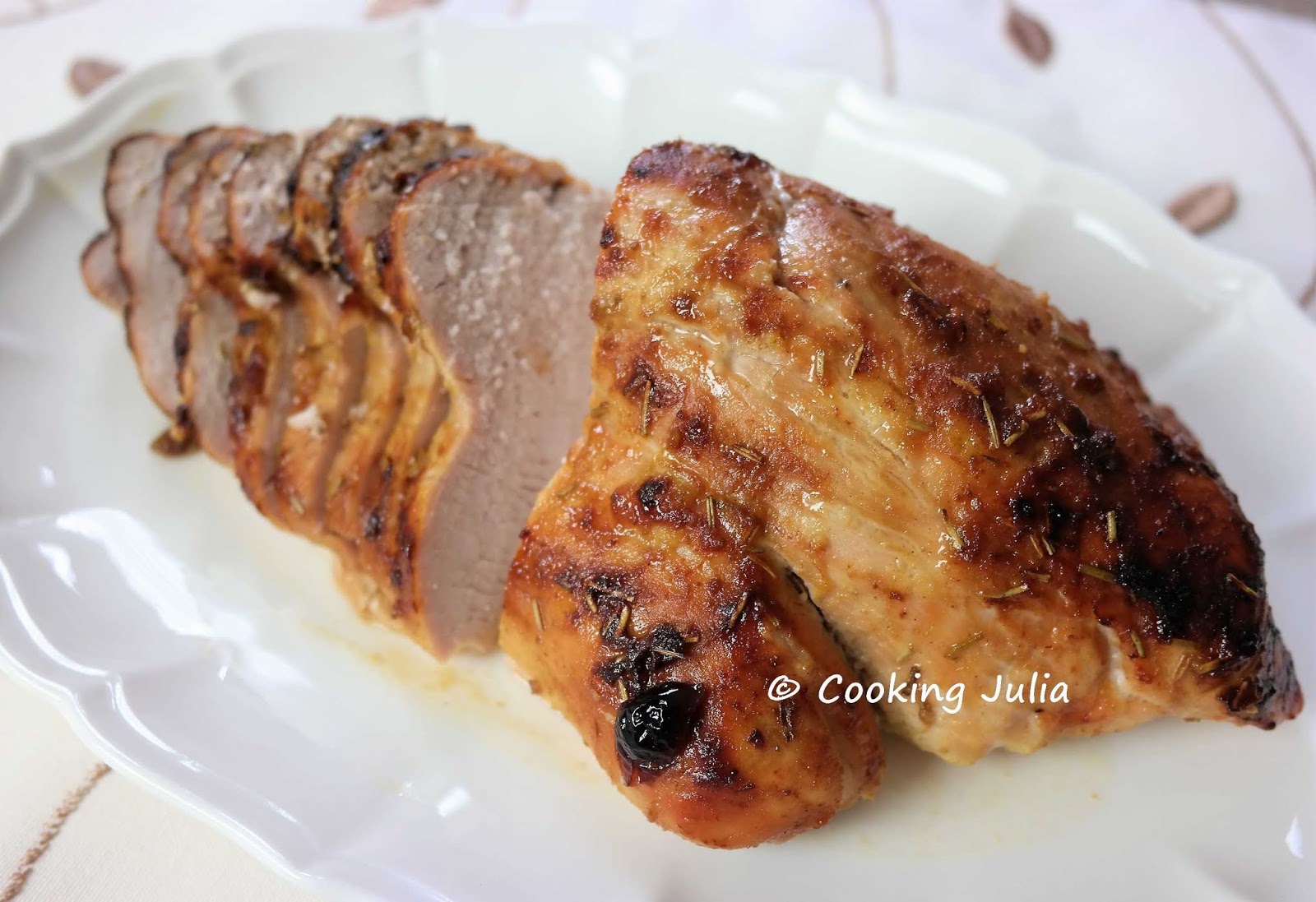 COOKING JULIA : FILET DE DINDE AUX CANNEBERGES