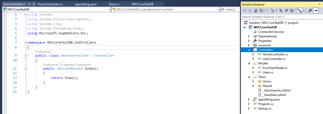 Consume Web API in .NET Core MVC using HTTPClient