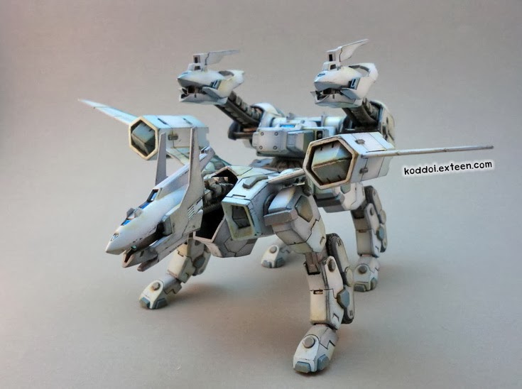 GUNDAM GUY: HG 1/144 Kerberos Bucue Hound - Painted Build