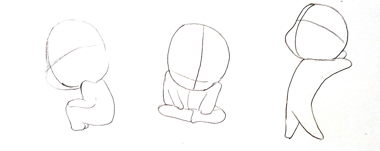 Cara menggambar chibi manga - MAYAGAMI