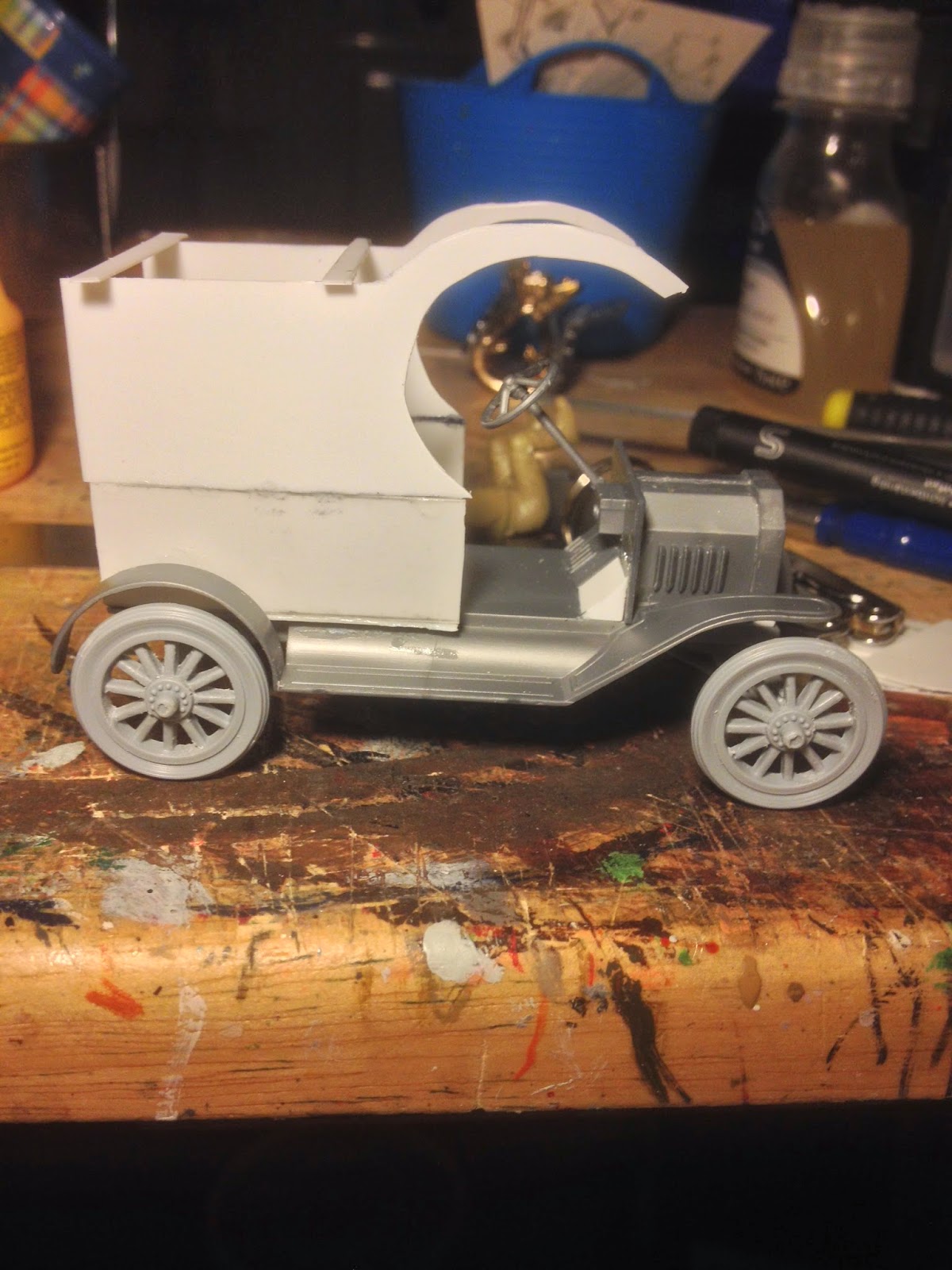 Scale Model Workbench: Ford model T conversion