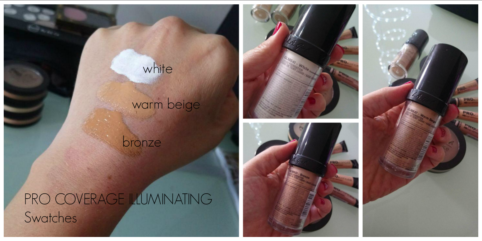 L.A. GIRL HAUL. BASES , POLVOS Y CORRECTORES SWATCHES - Esther Laguna Blog