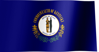 Flag of Kentucky (GIF) - All Waving Flags