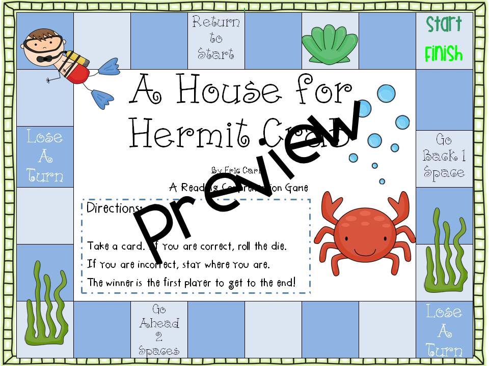 Primary Reading Party: A House for Hermit Crab & Some Ocean Stations