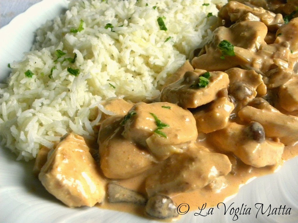 La Voglia Matta: Pollo alla Stroganoff