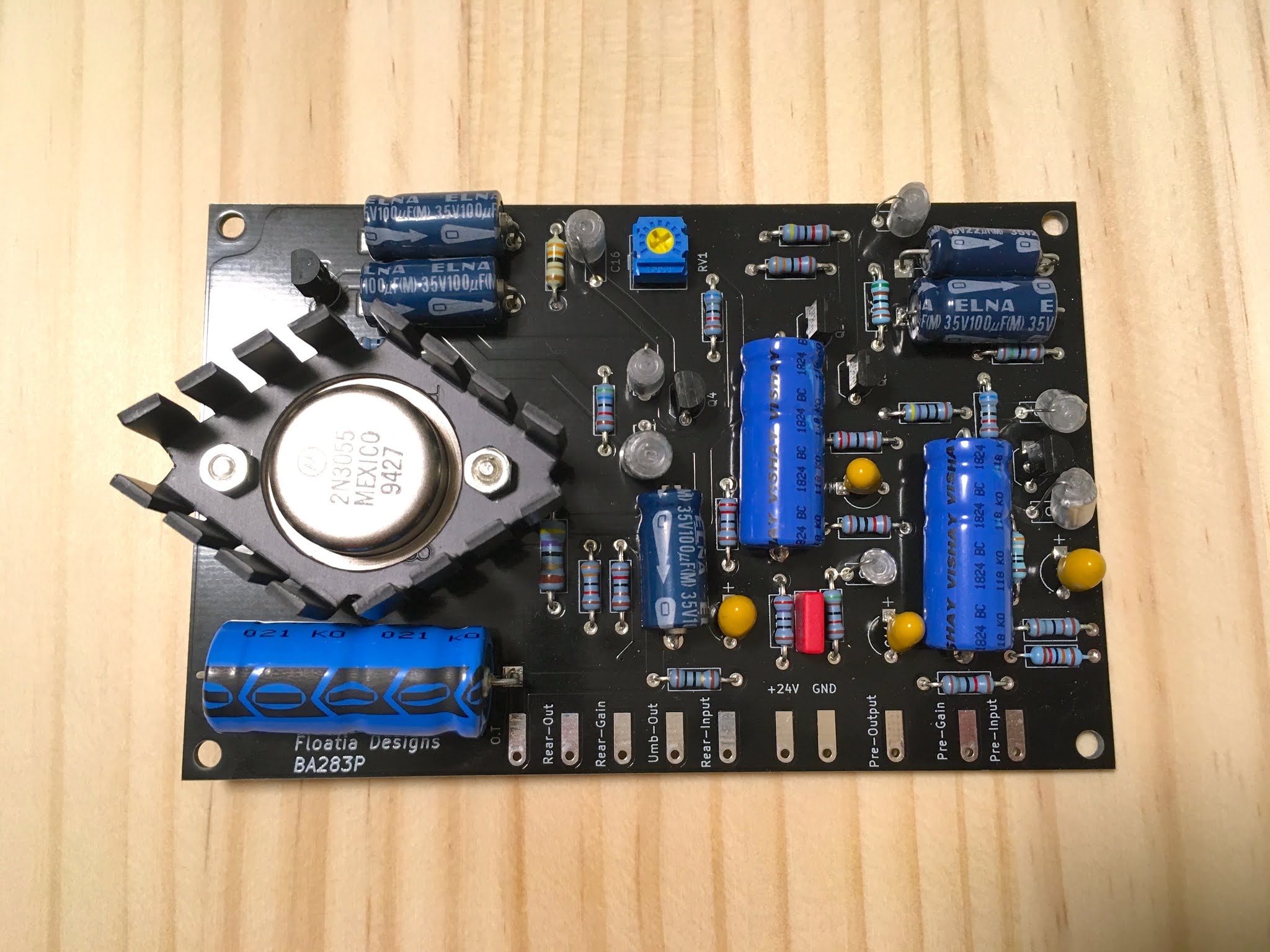 Floatia Designs: BA283P PreampBoard for Neve