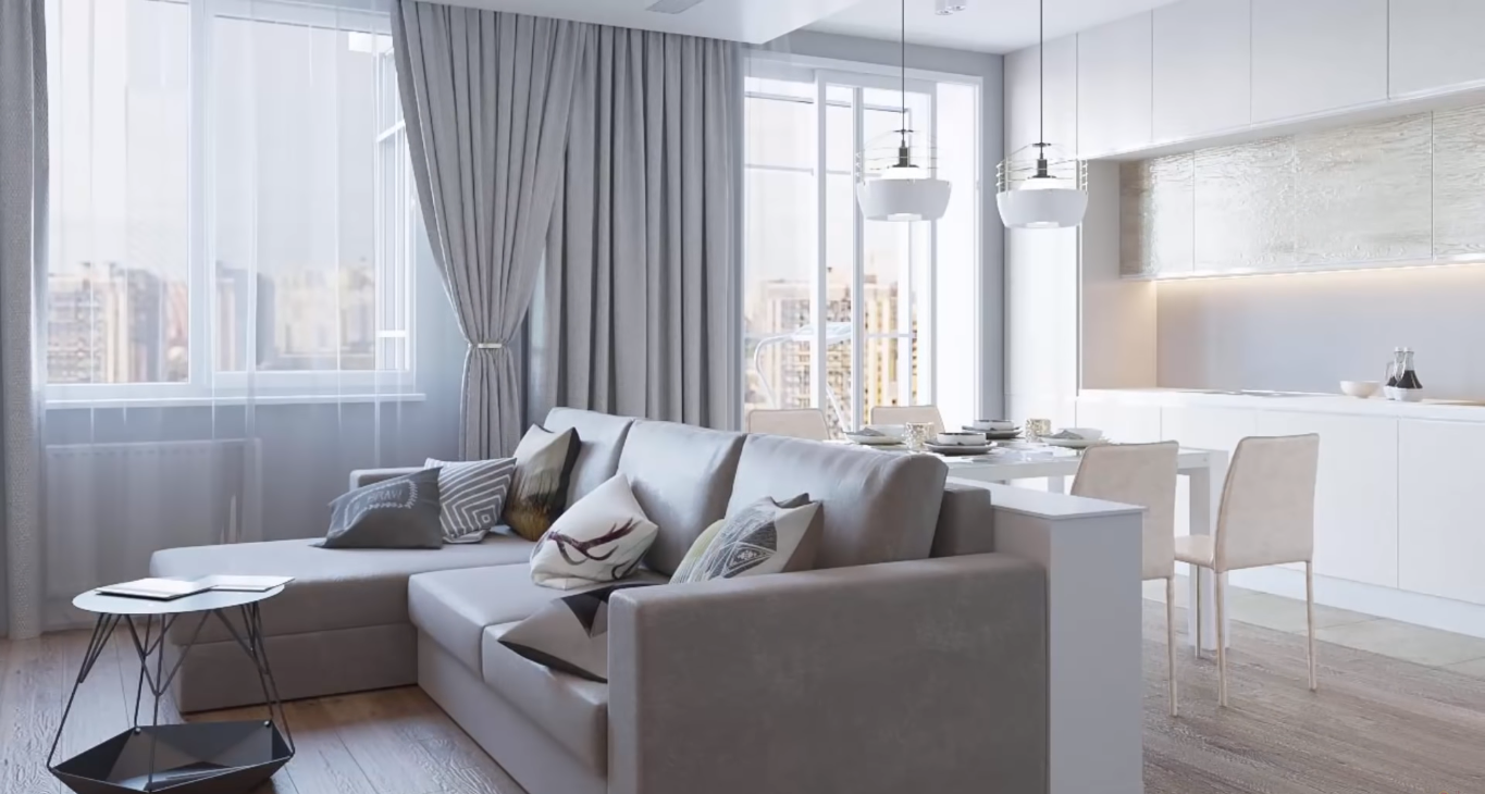 Modern Kitchen - Living Room Design #livigroom >> #interior >> #design ...