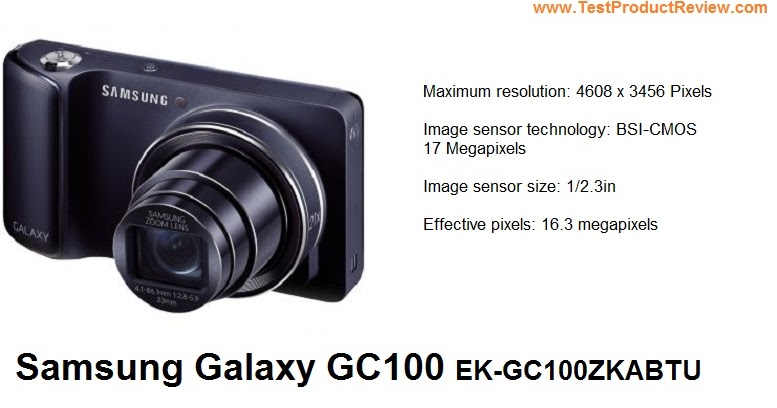 Samsung Galaxy GC100 EK-GC100ZKABTU camera full specifications andvideo ...
